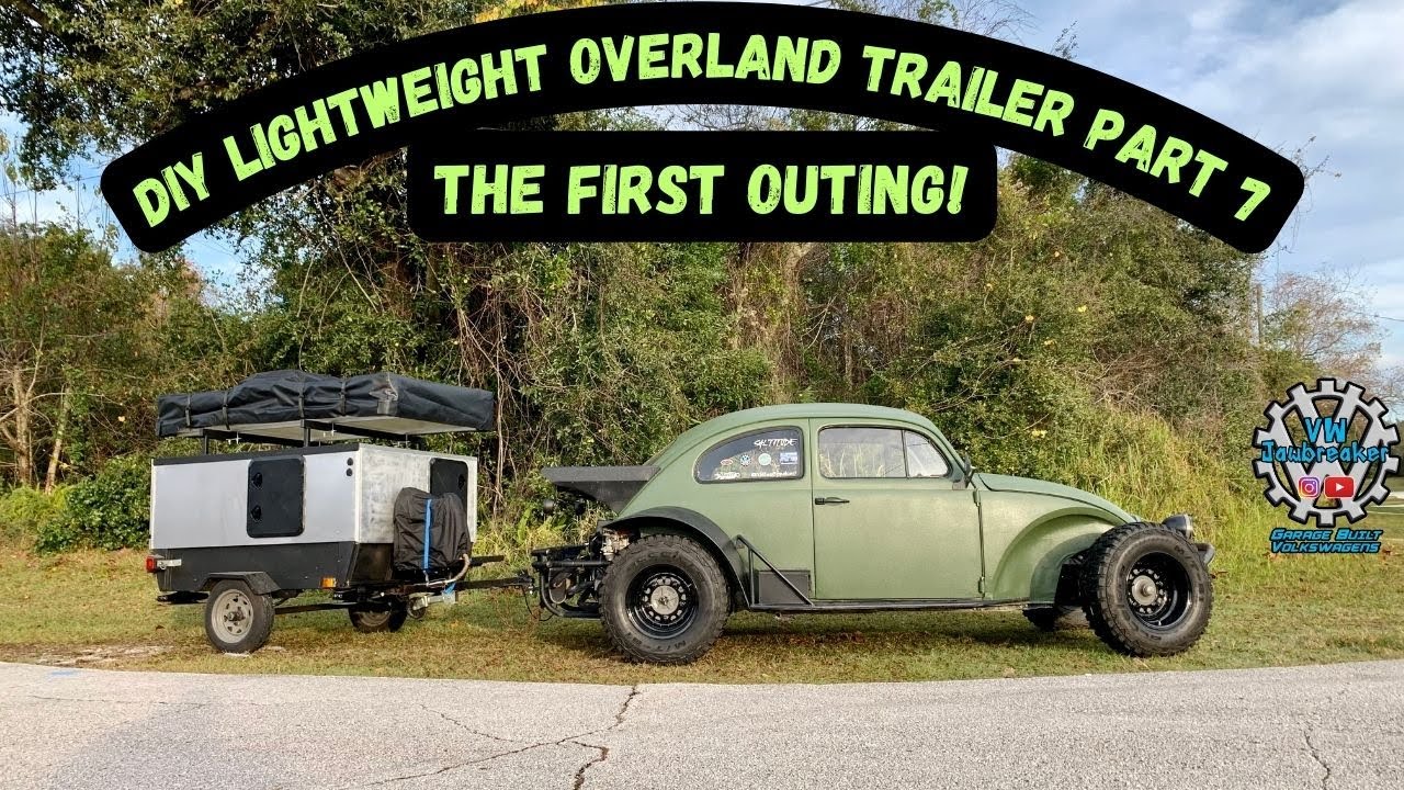 Inaugural Trip, Camp Trailer Shakedown! Lightweight DIY Overland ...