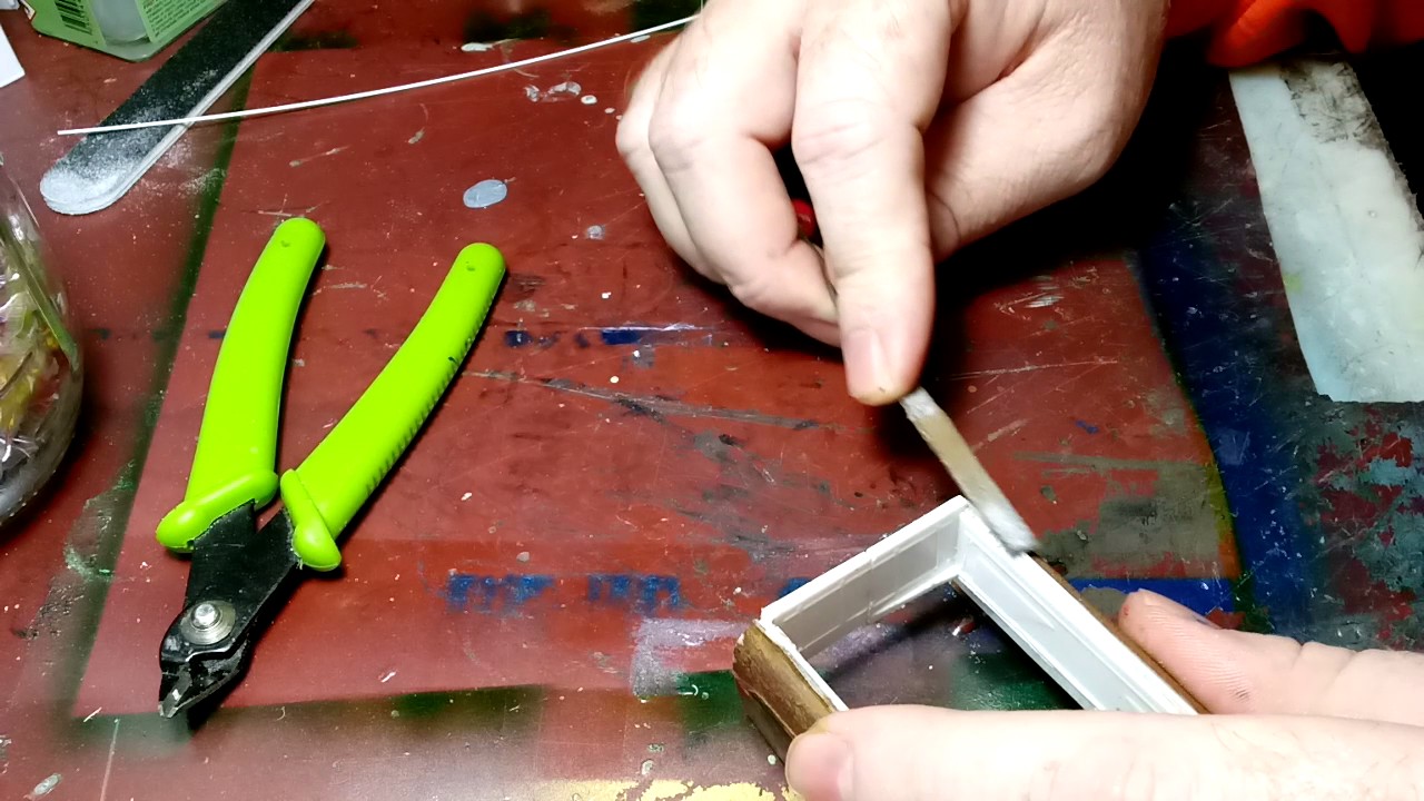 How to make weld look on scale models - YouTube