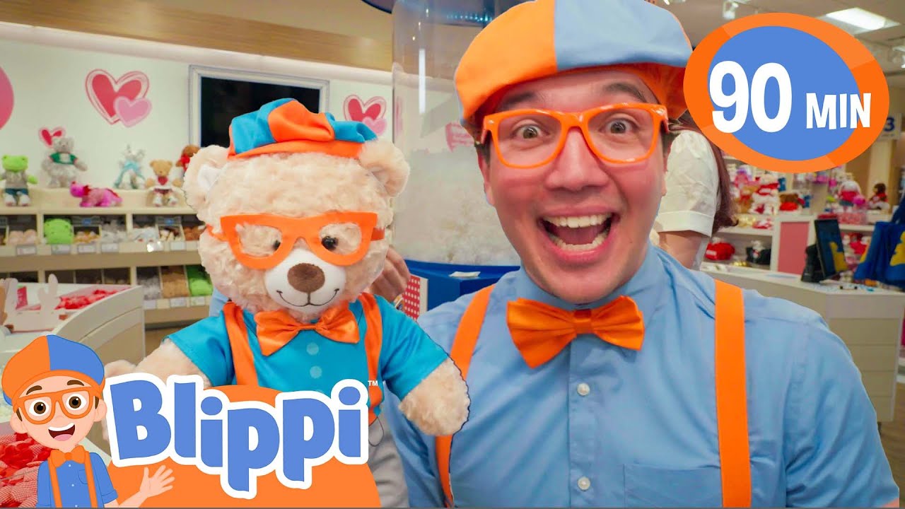Blippi's Build-A-Bear Bonanza! 🧸 | Educational Kids Videos | Fun ...