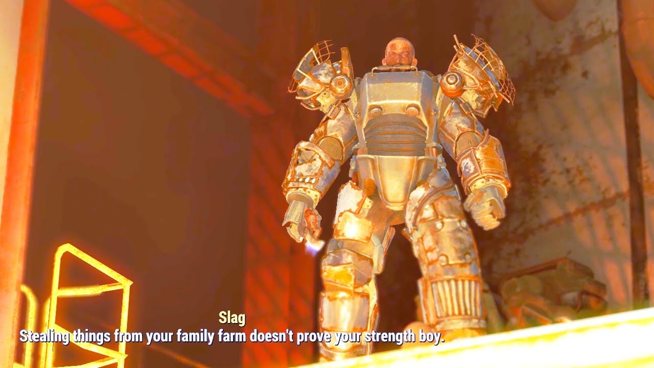 Sarcastic conversation with Raider Slag. Fallout 4 - YouTube