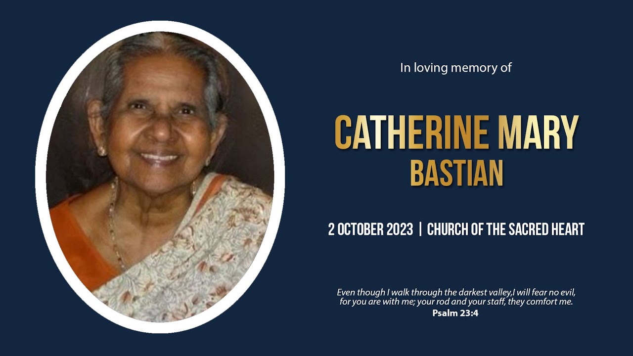 The Funeral Mass of Catherine Mary Bastian | 2 October 2024 - YouTube