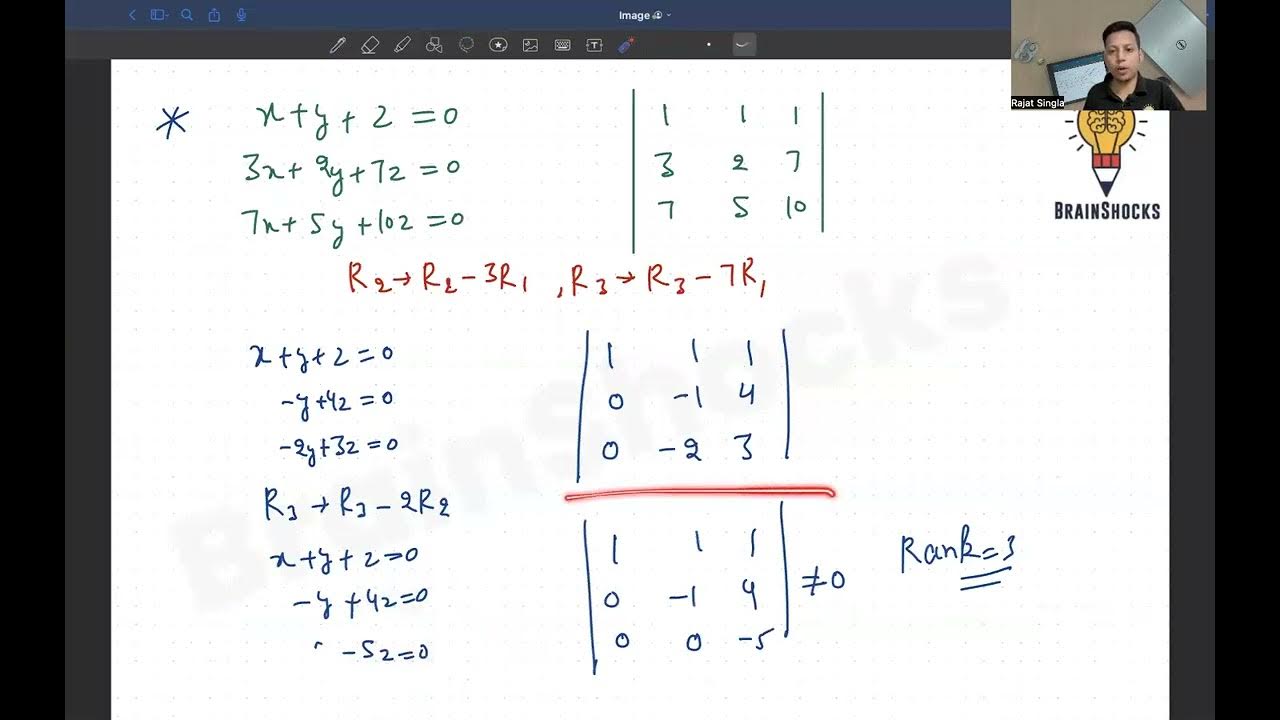 Linear Algebra | Understand Concept of System of Linear Equation | GATE 2024 | Rajat Kumar AIR 5 ...