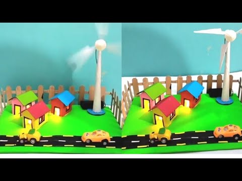 Windmill working model/Turbine working model/Windmill working model ...