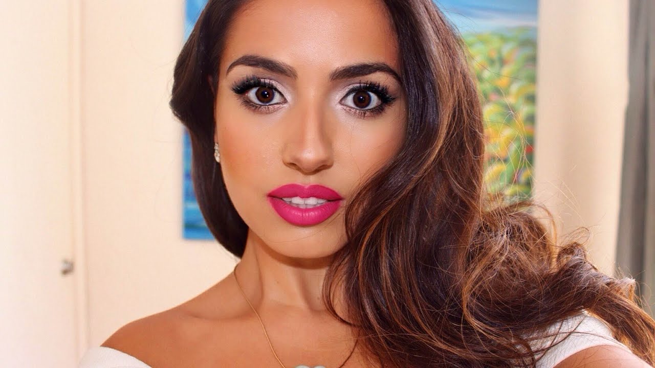 Prom Princess Makeup Tutorial 2015! | Simple Glam & Bright Lips - YouTube