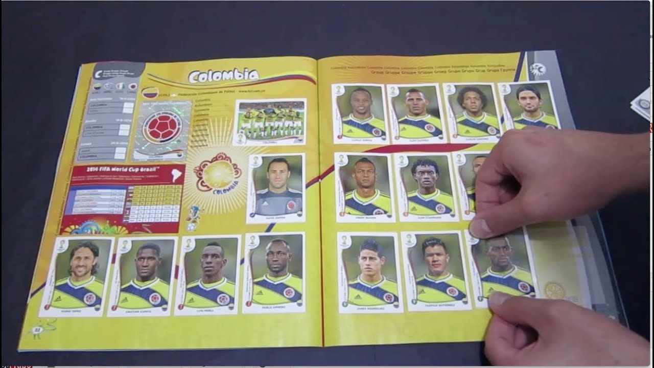 Album panini brazil 2014 2da parte - YouTube