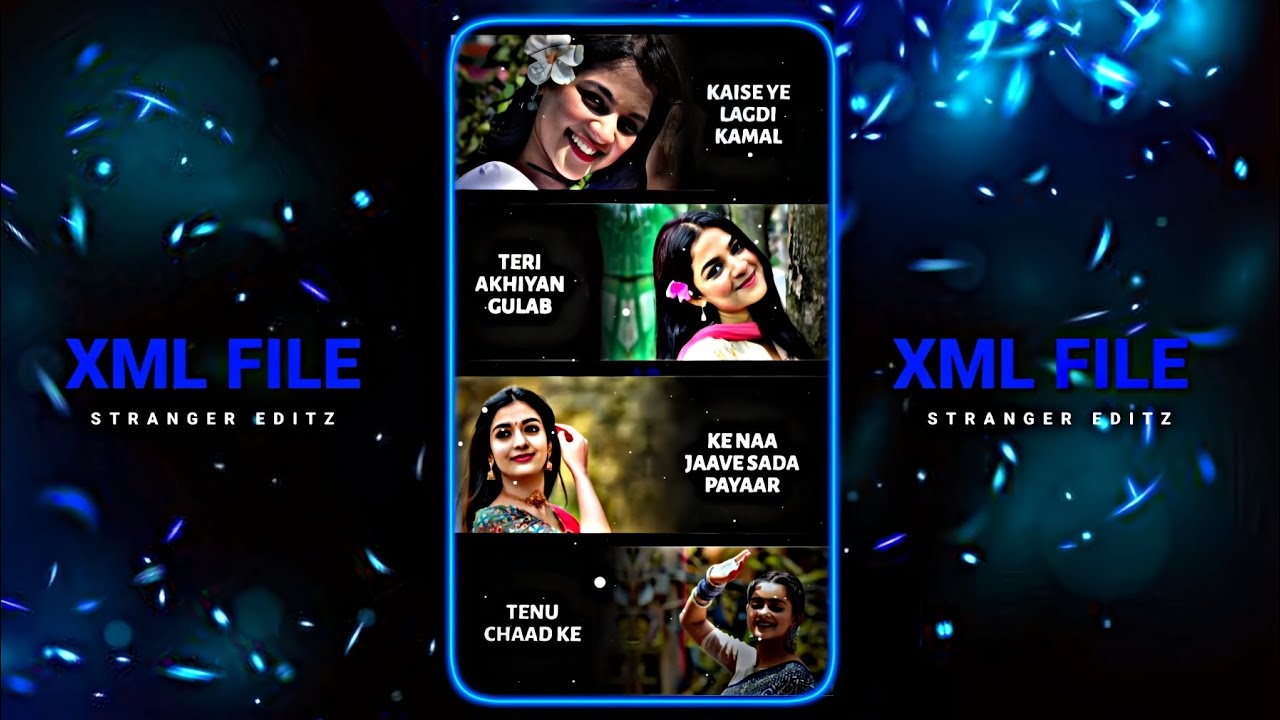 AKHIYAN GULAB XML FILE||NEW TRENDING XML FILE||TREND XML|| STRANGER EDITZ - YouTube