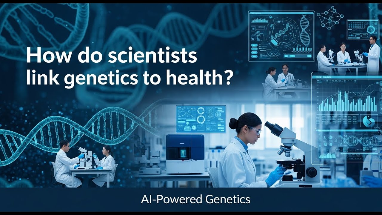 How do scientists link genetics to health? | AI-Powered Genetics - YouTube