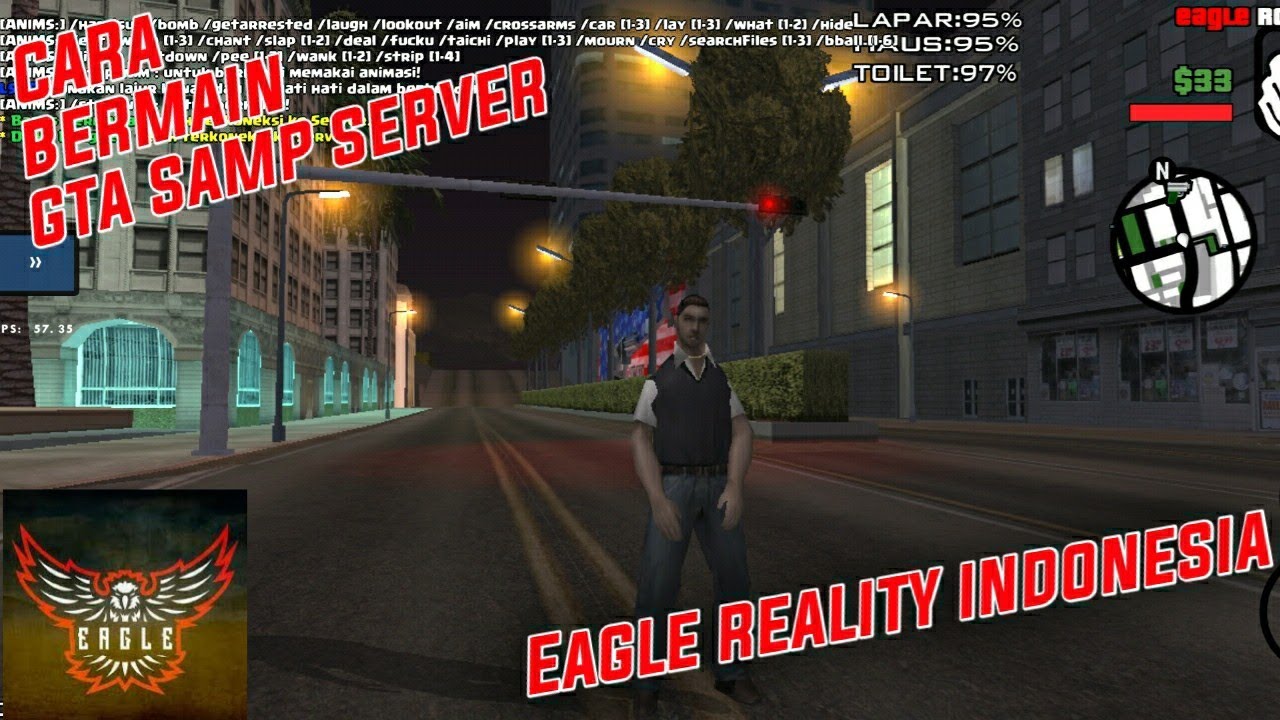 CARA BERMAIN DI SERVER EAGLE ROLEPLAY | GTA SAMP INDONESIA - YouTube