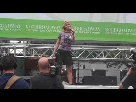 POP-U-LAR! LAURA WOYASZ IN BRYANT PARK. - YouTube