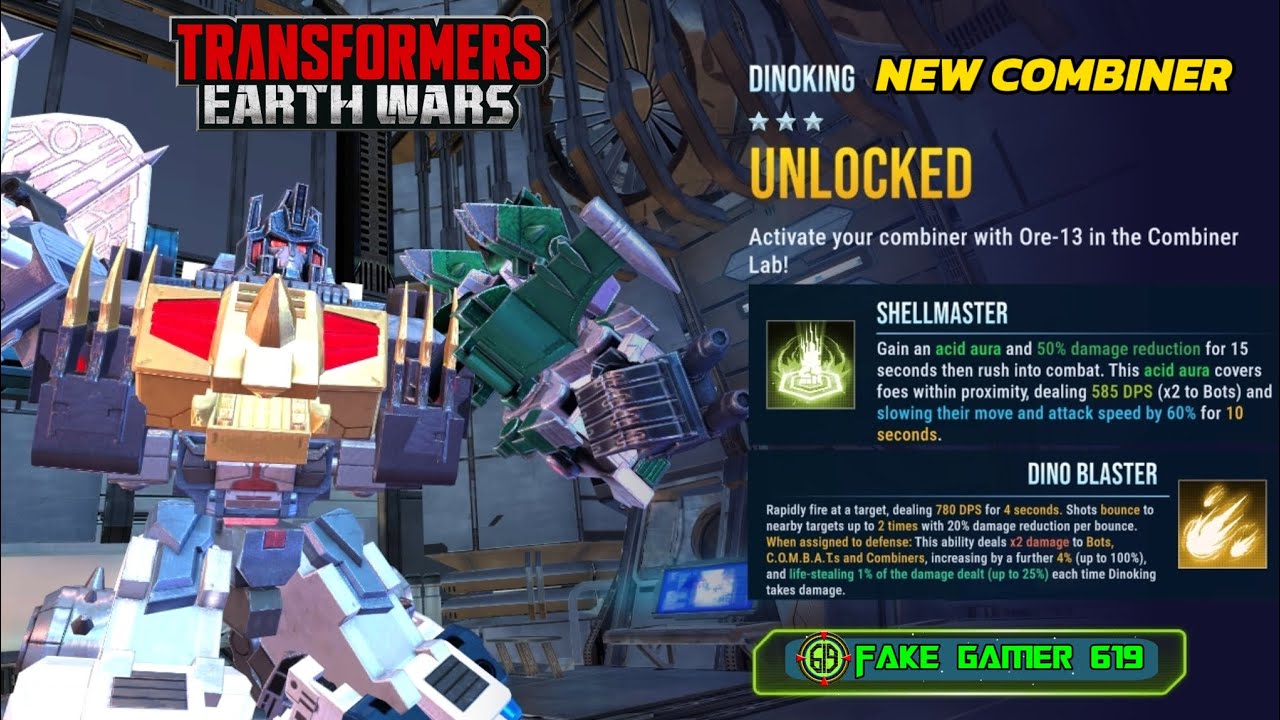 DINOKING UNLOCKED - TRANSFORMERS New Combiner - YouTube