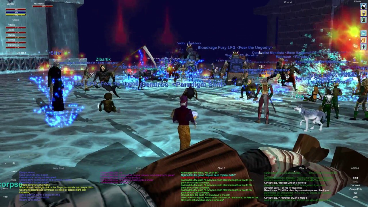 Everquest p99 - Keal Open Raid - Cleric - YouTube