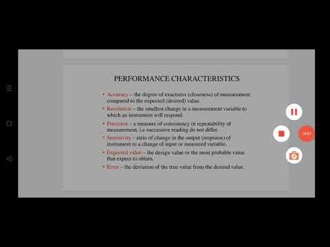 EI - UNIT :- 1 MEASUREMENTS & INSTRUMENTATION DEFINATIONS - CLASS - 2 ...