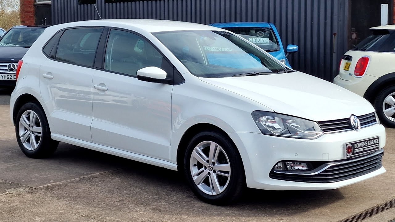2016 (66) Volkswagen Polo Match 1.2 TSi DSG 5Dr in Pure White. 20k ...