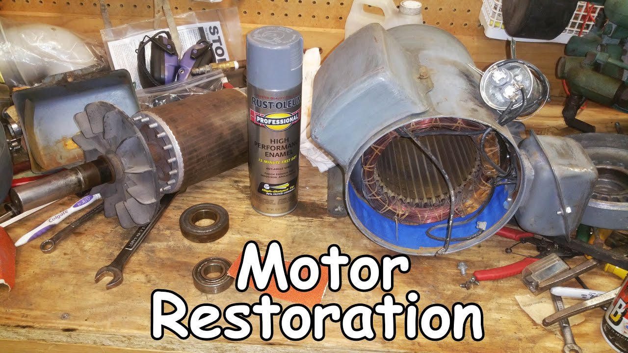 How To Restore An Electric Motor - YouTube