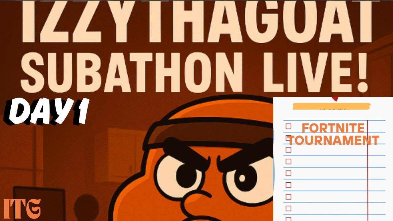 FORTNITE VIEWERS TOURNAMENT **SUBATHON DAY 1** - YouTube