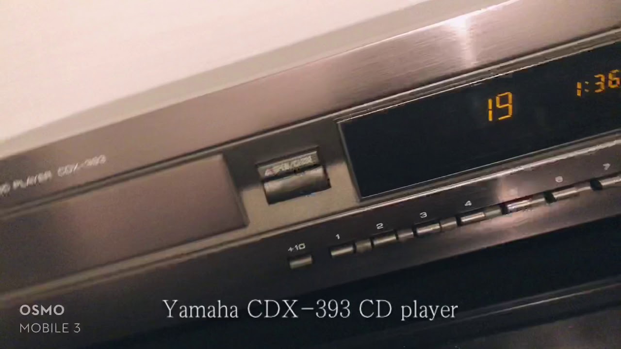 Yamaha CDX-393 - CD player (CD prehrávač) - YouTube