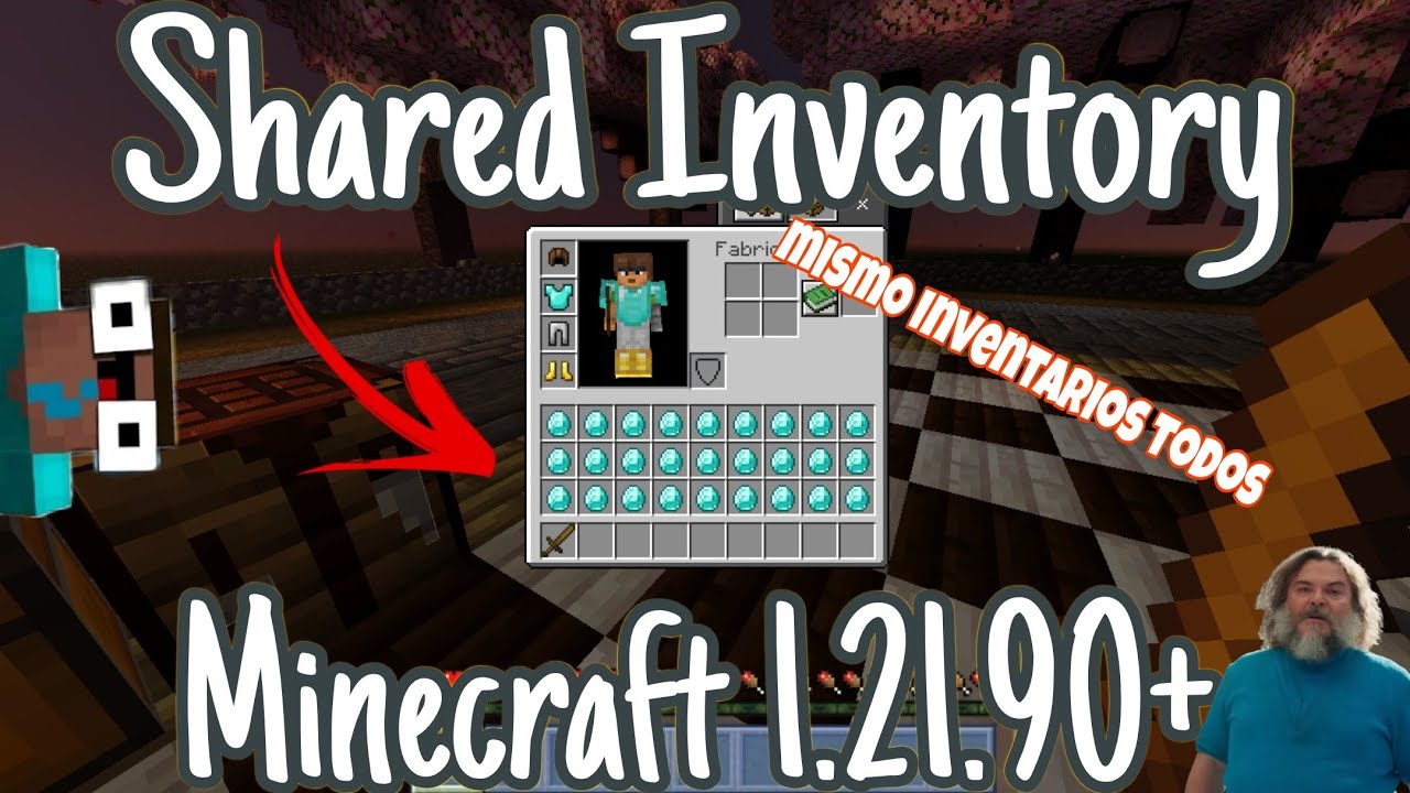 Shared Inventory para Minecraft Bedrock 1.21.90+ - YouTube