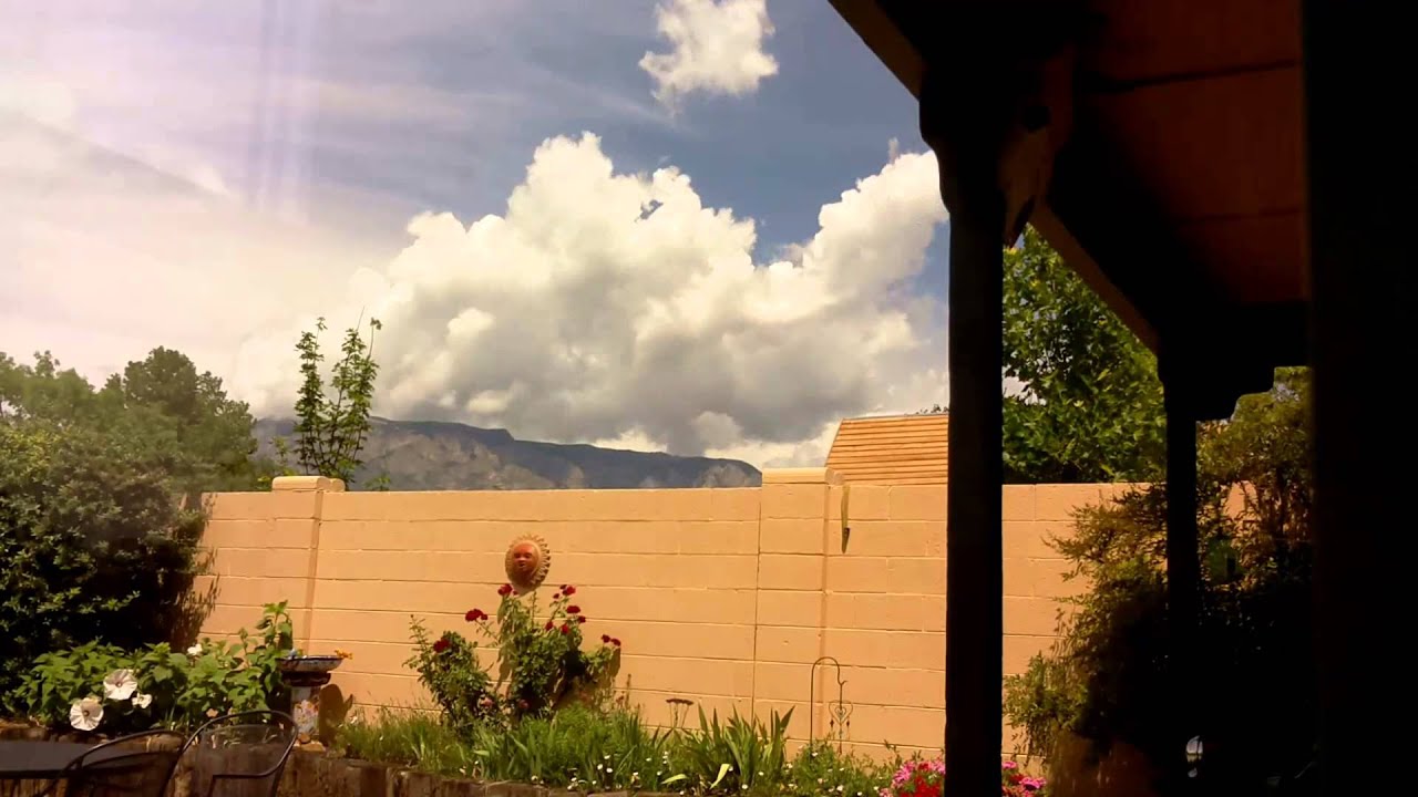 Albuquerque Monsoon Clouds 2014-Jul-15 - YouTube