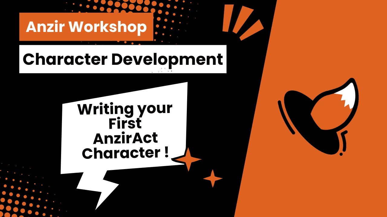 Anzir Author Workshop 01 - Character Development Part 1: Writing your ...