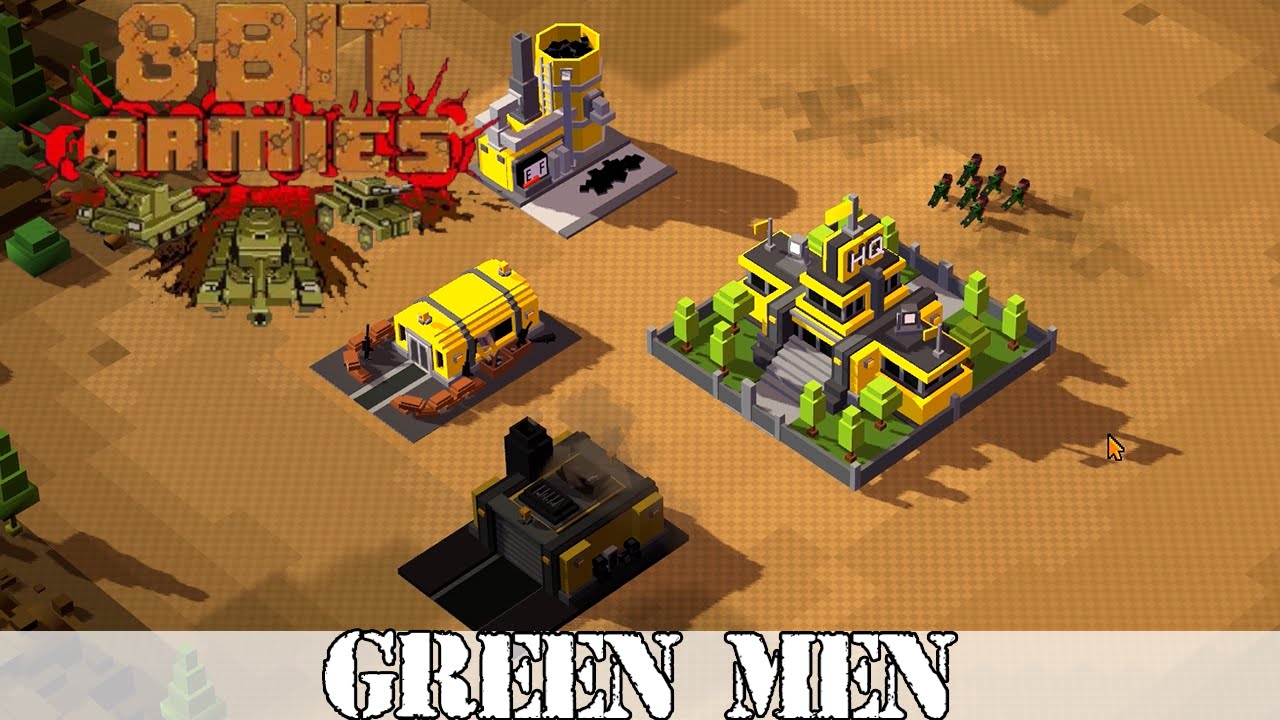 8-Bit Armies Campaign Lets Play Part 1 Green Men - YouTube