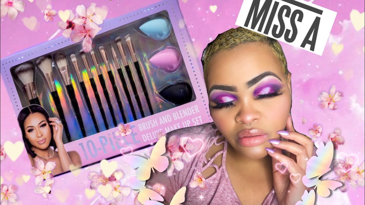 PRETTY VEE BRUSH REVIEW-SHOP MISS A LIQUID LIPSTICK & GLOSS HAUL😍 - YouTube