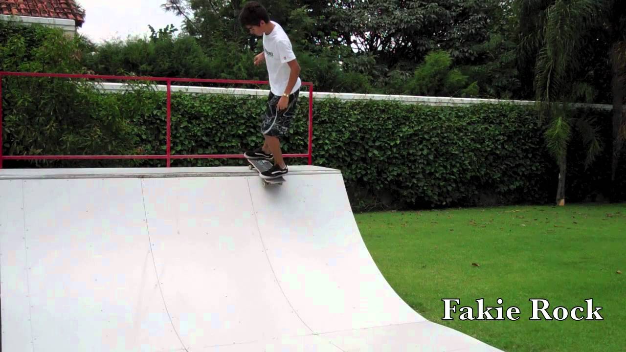 Mini Ramp Basic Tricks #3 - Skate Home - YouTube