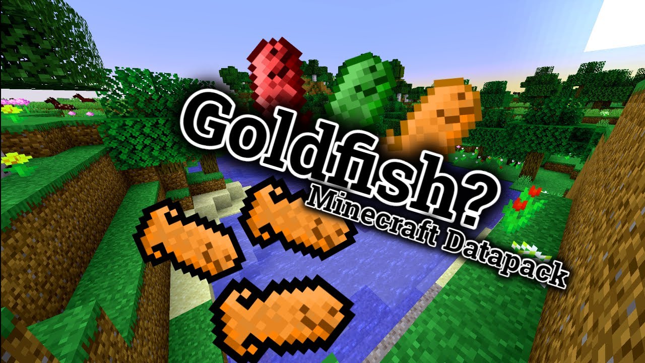 Minecraft Goldfish DATAPACK | 1.17 - YouTube