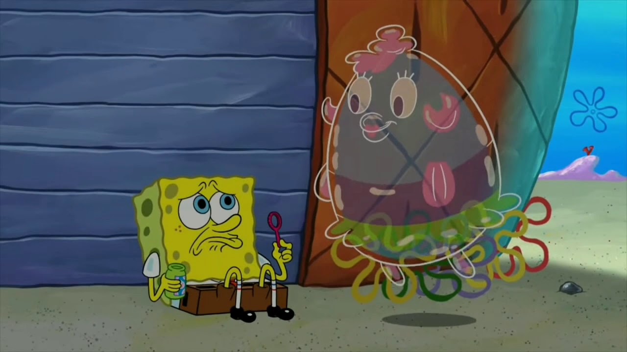 Spongebob menjadi pembuat mainan mobil gelembung - YouTube