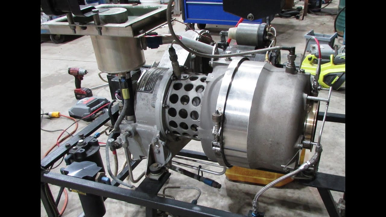 TT10 Jet Engine Start and Run - YouTube