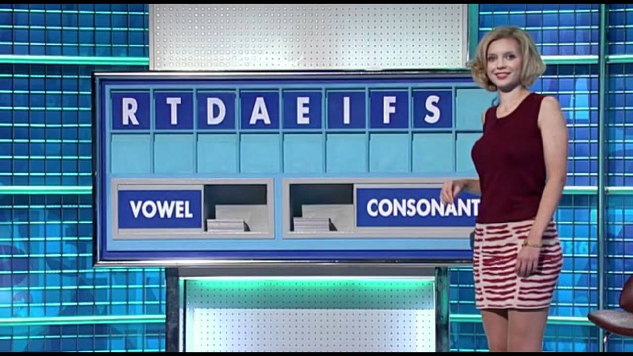 Rachel Riley - Burgundy Top Tight Red & White Skirt Gold Heels - YouTube