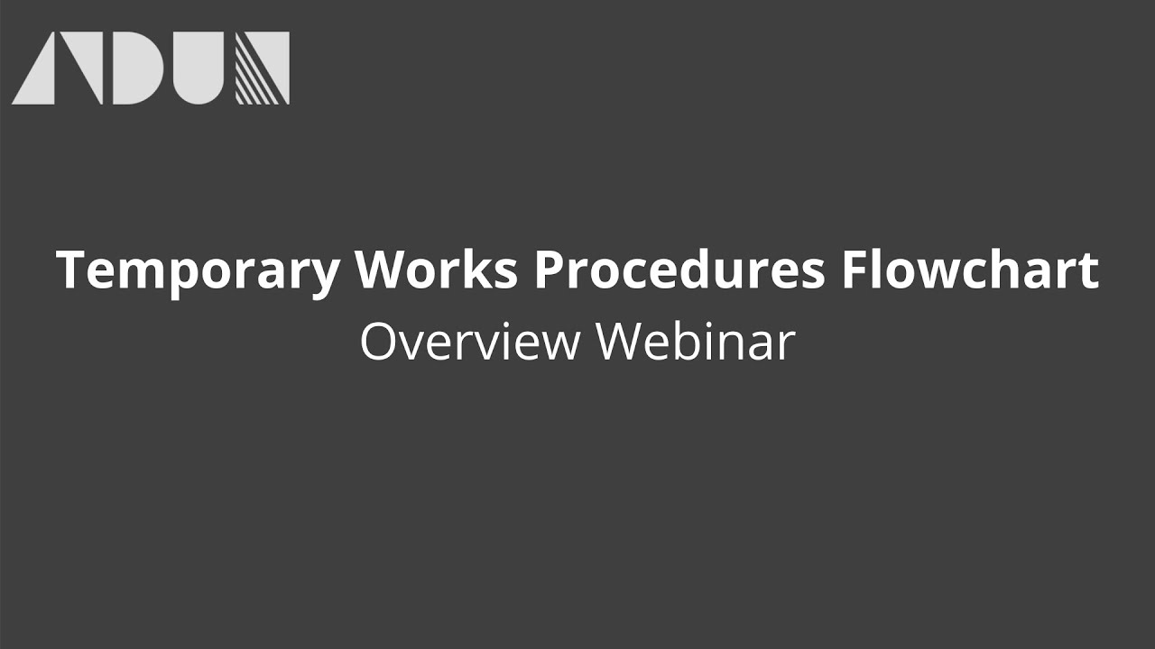 BS5975 Temporary Works Procedures Flowchart Overview - YouTube