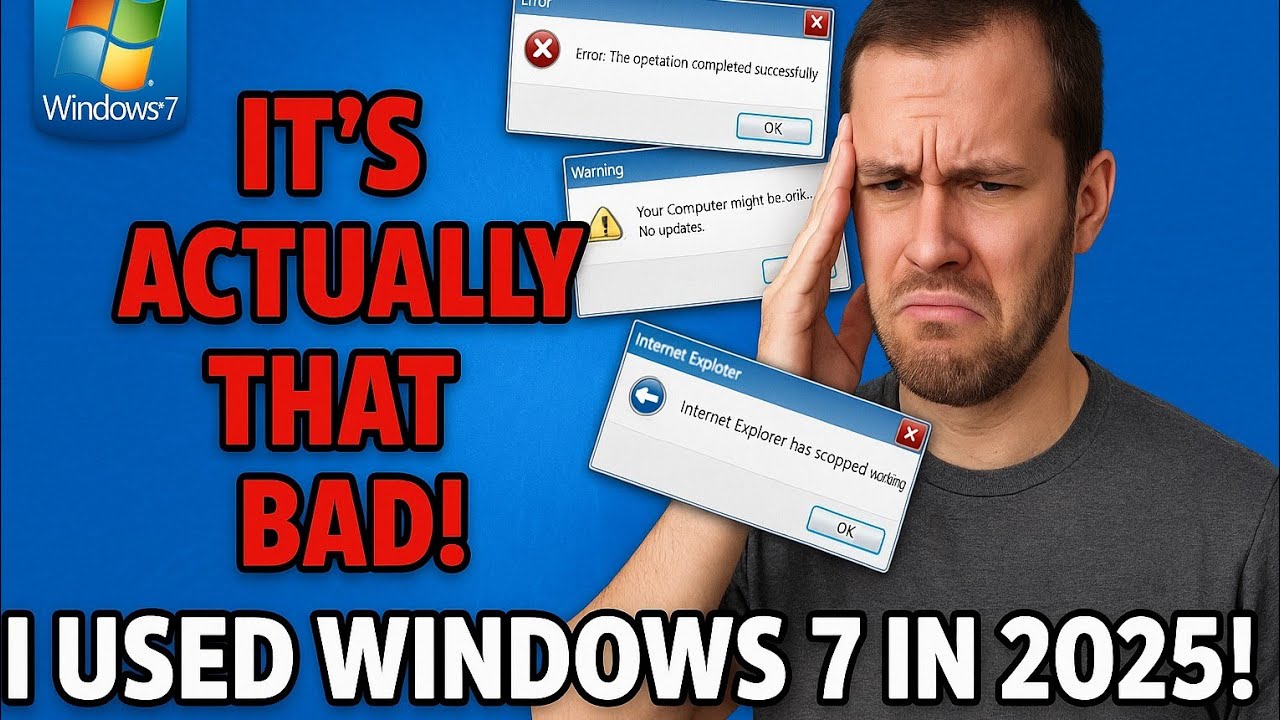 I Used Windows 7 In 2025! - YouTube