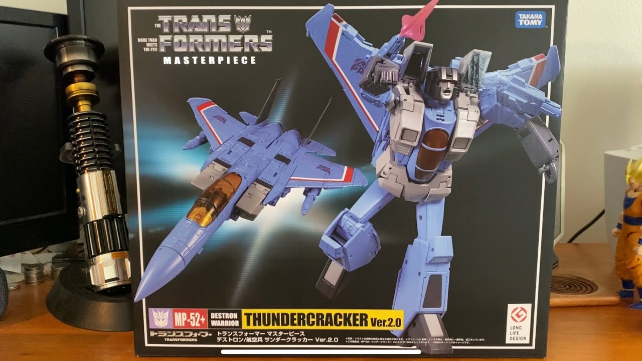 Transformers masterpiece Thundercracker toy review - YouTube