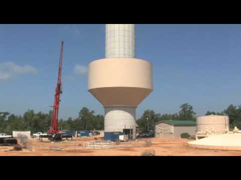 New Water Tower on Schedule - YouTube