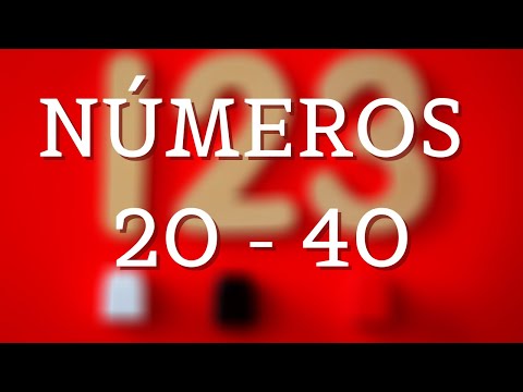 Español para Principiante - Clase 21 - Números 20 - 40