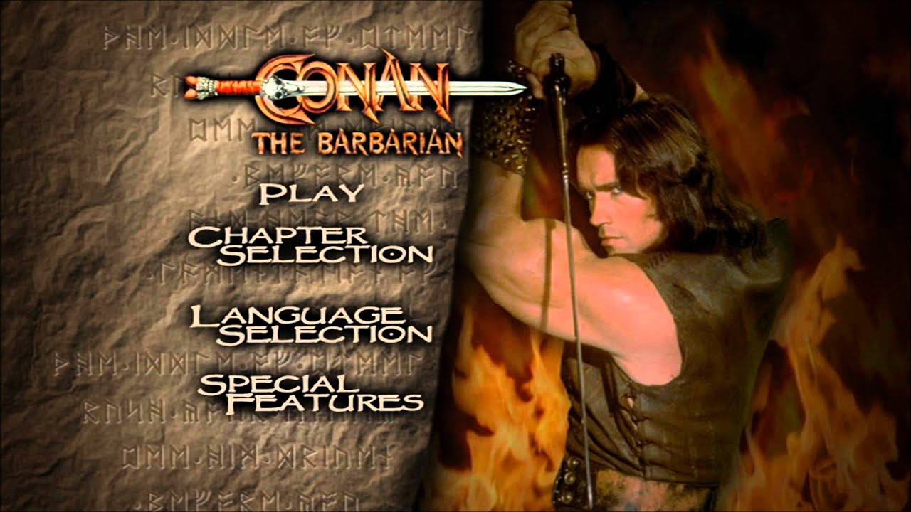 Conan The Barbarian - Special Edition UK DVD Menu [Region 2] - YouTube