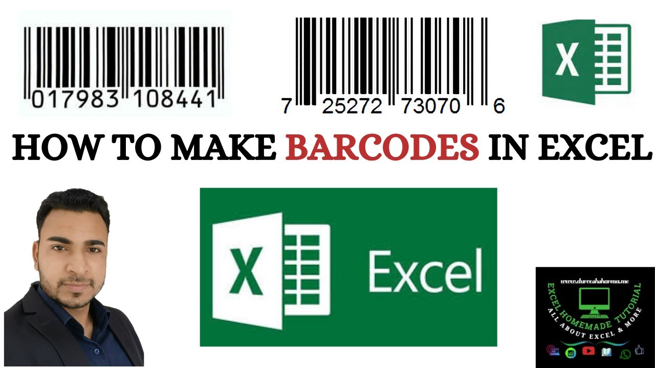 How To Make Barcodes In Excel Ll Barcode In Excel Ll How To Create how-to-make-barcodes-in-excel-ll-barcode-in-excel-ll-how-to-create