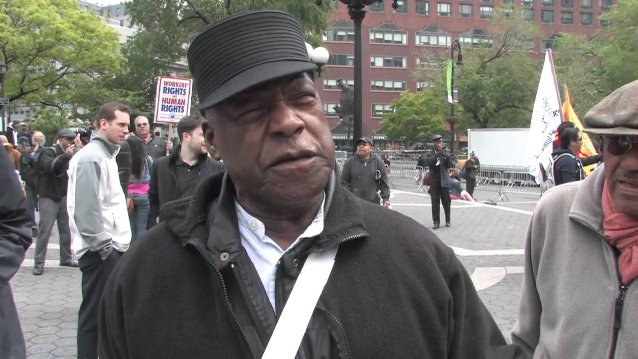 Ralph Poynter, May 1 Coalition Rally, Union Square, New York, NY, May ...