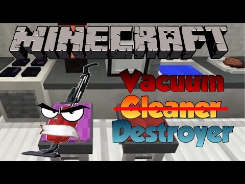 MineCraft PE:Vacuum Destroyer - YouTube