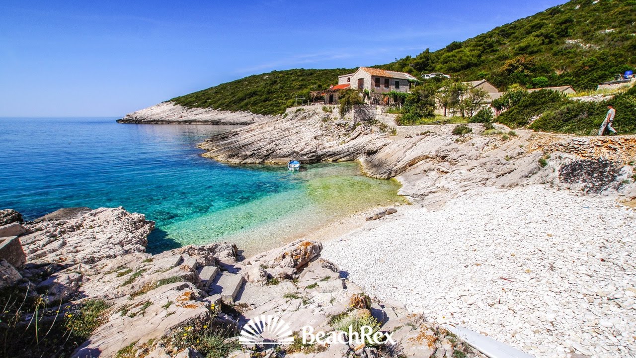 beach Mala Travna, Marinje Zemlje, island Vis, Croatia - YouTube