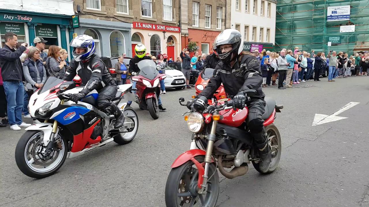 Ride of Respect for Dino of Haddington at Dinos Fish and Chip Shop ...