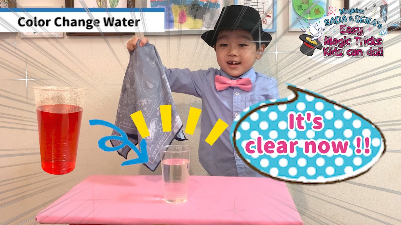 Color Change Water - EASY Magic Tricks Kids Can Do! - Magic Tutorial No ...
