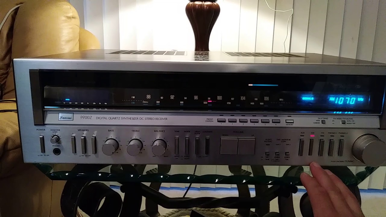 Sansui 9900Z stereo receiver . Horiatis76.com - YouTube