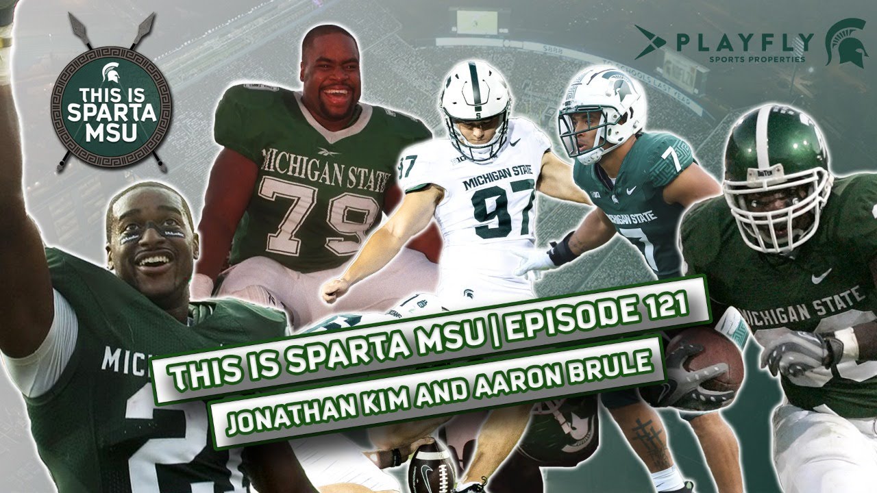 Michigan State kicker Jonathan Kim & Linebacker Aaron Brule | Rutgers ...