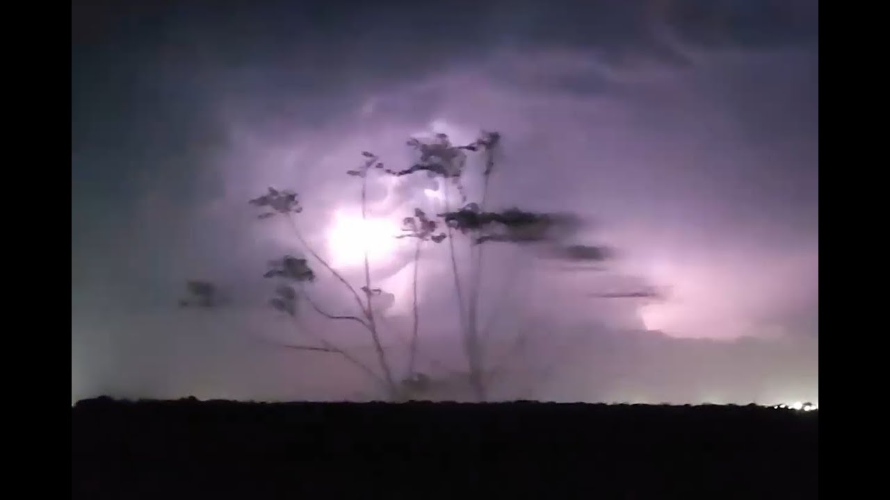 INSANE Heat Lightning Storm In Texas 03/16/23 - YouTube