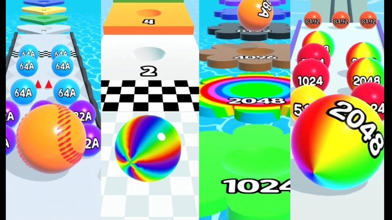 🔴🎮 BEST RUNNER BALL GAMES ANDROID IOS, MULTY CHALLENGE GAMES - YouTube