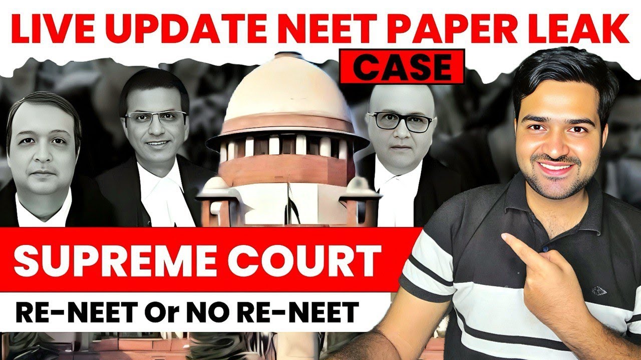 NEET 2024 | Live Update RENEET Case In Supreme Court | RENEET Or No ...