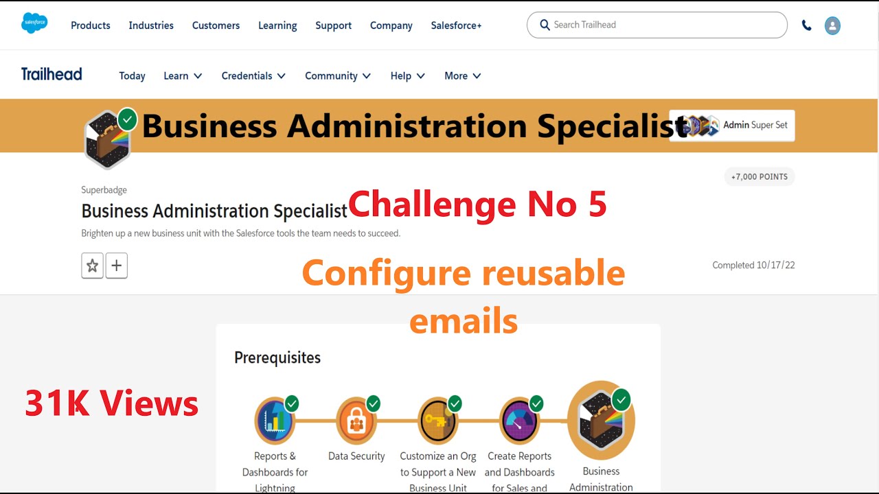 Business Administration Specialist || Configure reusable emails ...