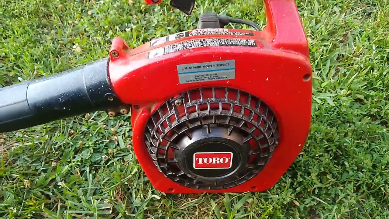 Another old Toro 2 stroke leaf blower 10 bucks! - YouTube