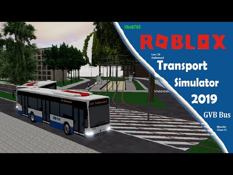 Roblox Transport Simulator 2019 Mercedes Citaro C1 Facelif GVB Bus Line ...